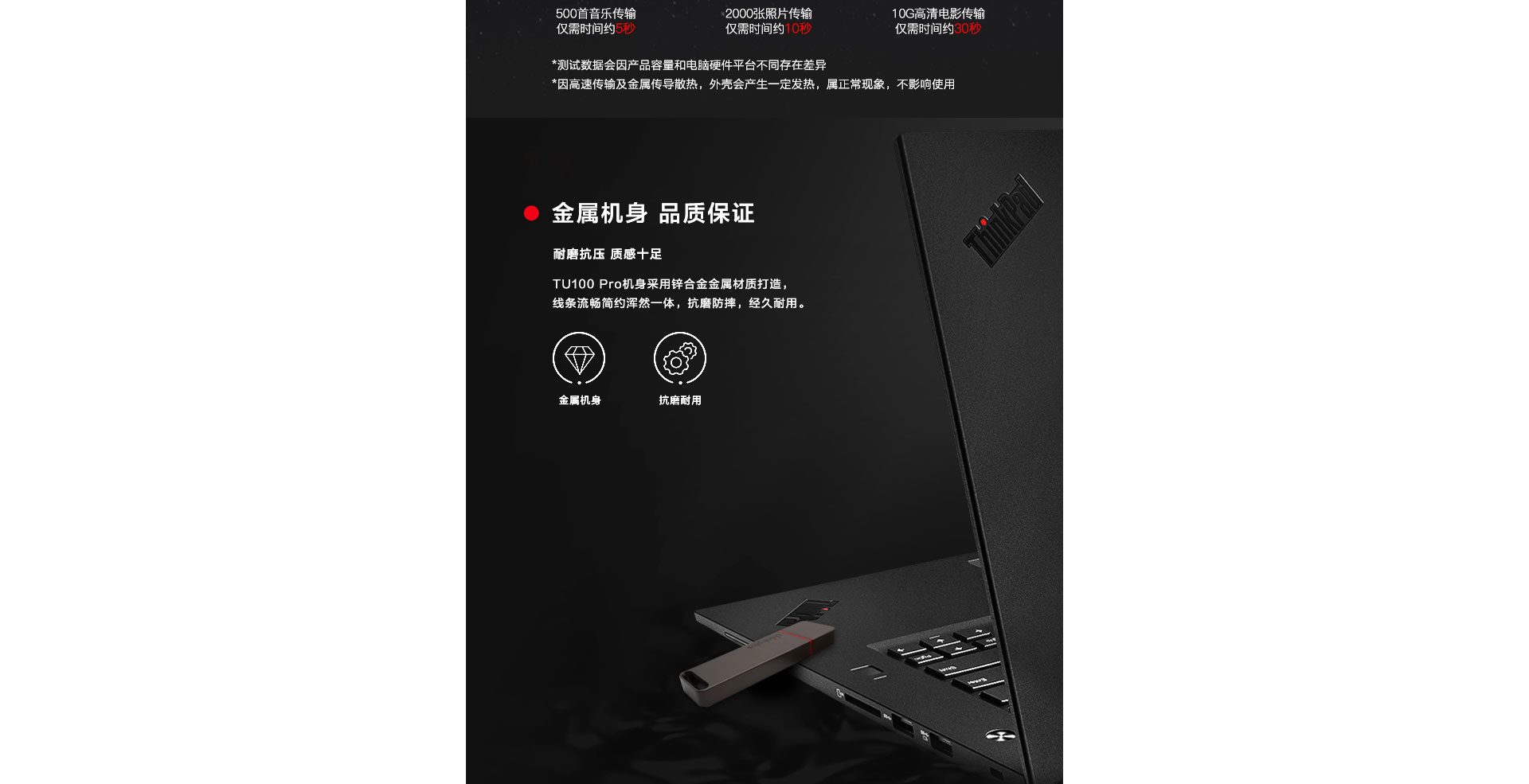 thinkplus 移动固态闪存盘 TU100 PRO 128G_多少钱_参数_图片_价格_用户评价_联想商城